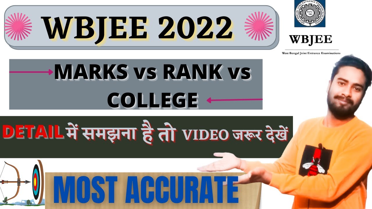 wbjee marks vs rank vs college|Wbjee marks vs rank 2022/Wbjee exam ...