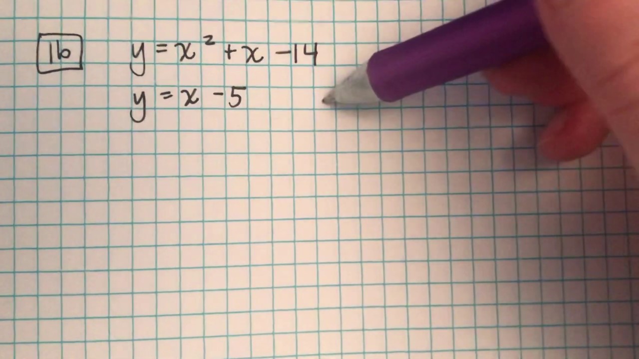 Advanced Simultaneous Equations CorbettMaths 1b YouTube advanced-simultaneous-equations-corbettmaths-1b-youtube