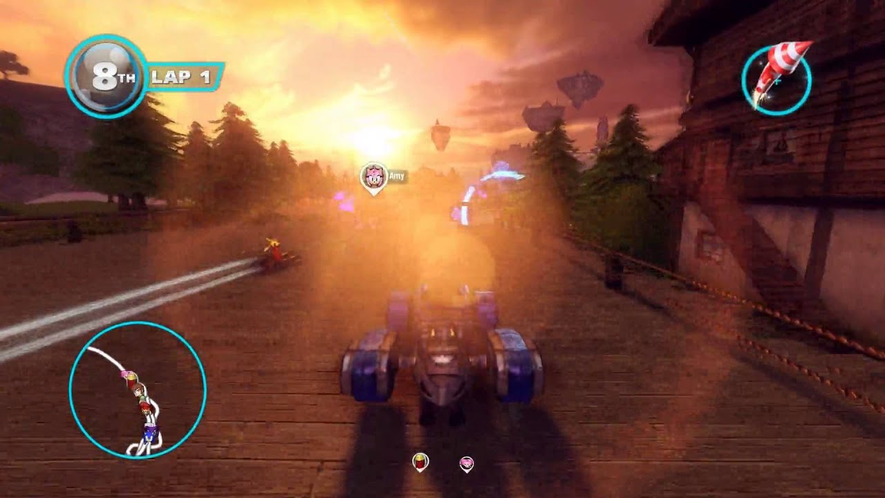 Sonic & All Stars Racing Transformed: Vyse in Rogues Landing - YouTube