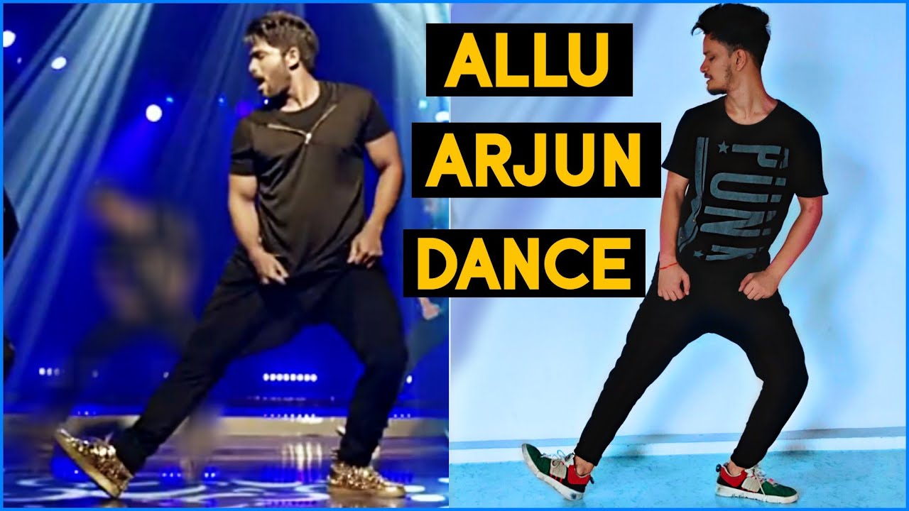 Allu Arjun Dance Steps Tutorial | Seeti Maar | DJ | Allu Arjun Most ...