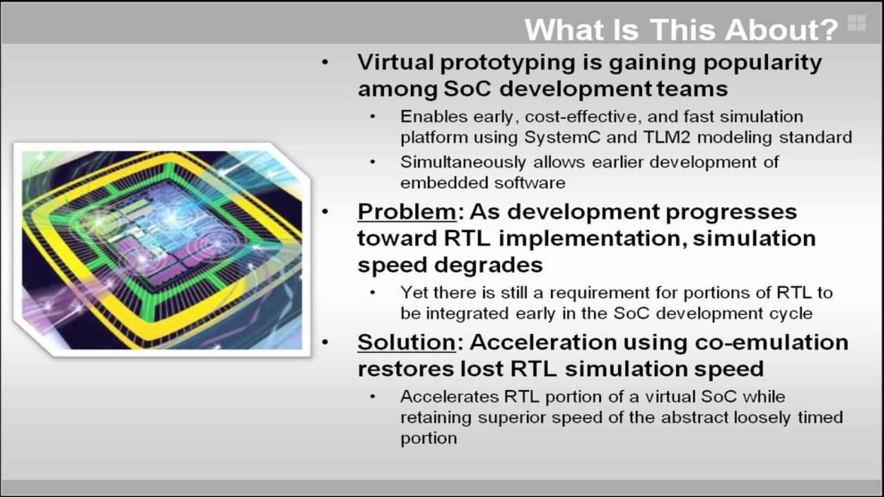 Testbench Co-Emulation: SystemC & TLM-2.0 - YouTube