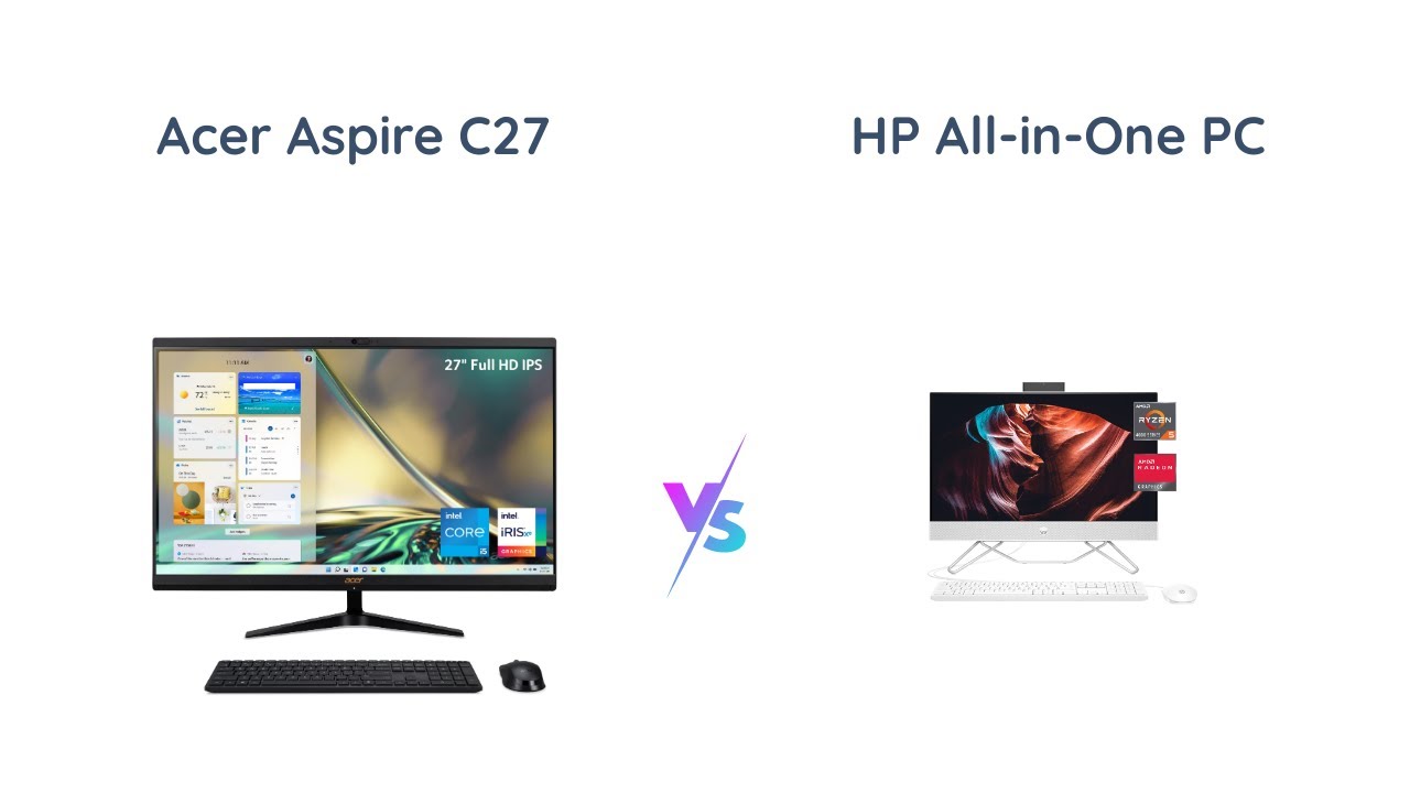 Acer vs HP All-in-One PC Comparison | Which One Is Right For You? - YouTube