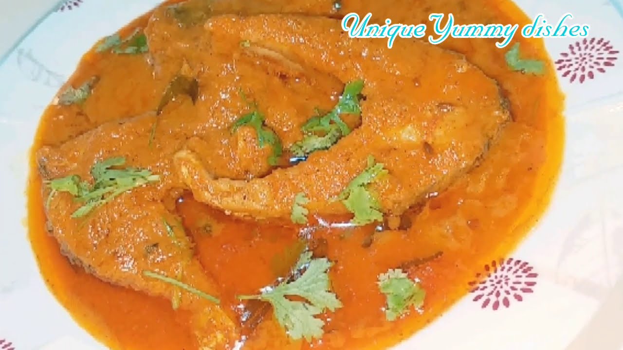 Fish curry Recipe||Rahu fish masala curry||Unique yummy dishes - YouTube