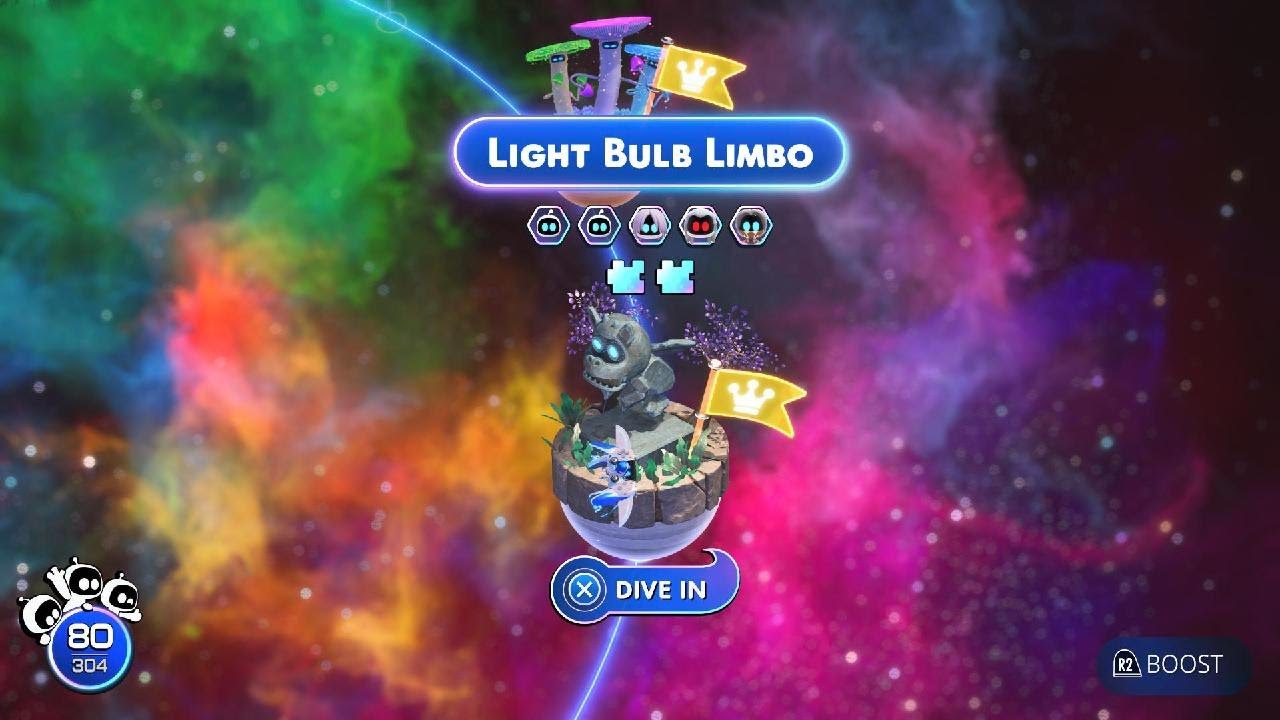 ASTRO BOT - Light Bulb Limbo Gameplay/Walkthrough All Collectables ...