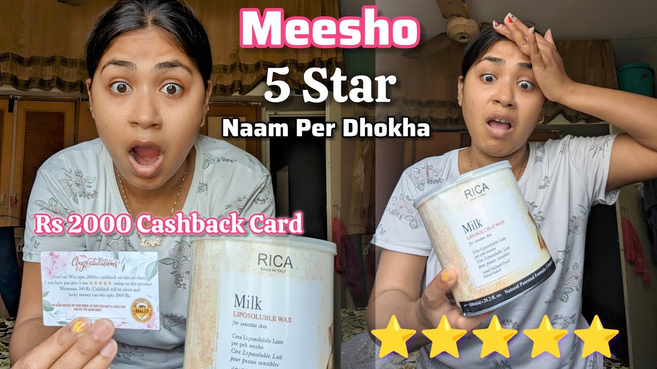 Meesho Cashback Card😱300 Ka Product 5 Star Dene Se Rs.2000 Cashback ...