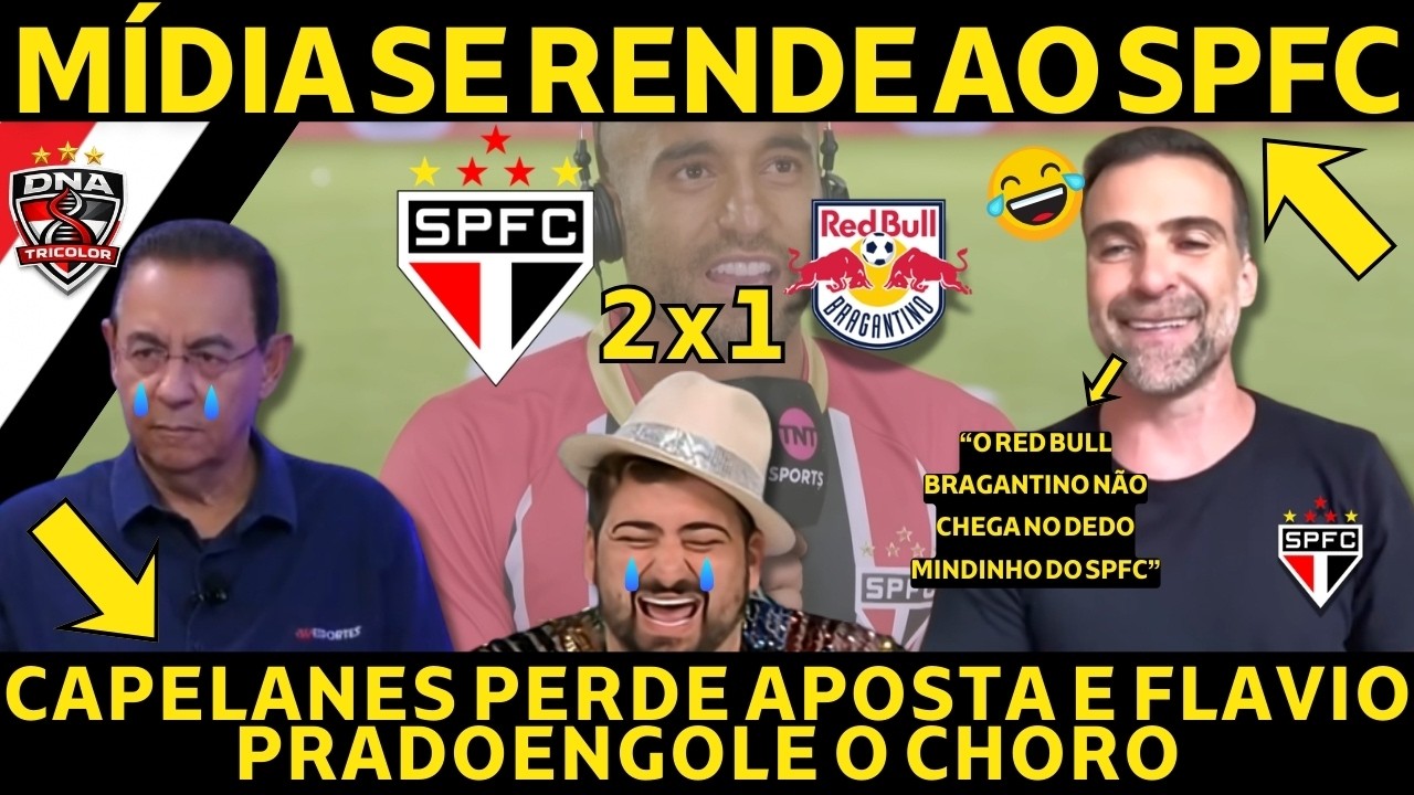 SÃO PAULO NAS SEMIS DO PAULISTAO!! CAPELANES PERDE APOSTA E FLAVIO ...