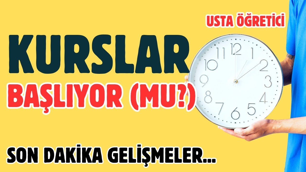 Önemli !!! Kurslar İle Alakalı Önemli Gelişme!!! Fatih Ulukaya - YouTube