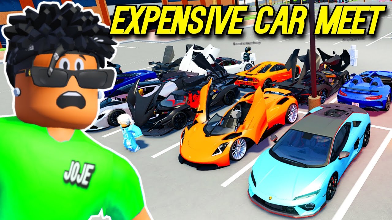 MOST EXPENSIVE CAR MEET IN ROBLOX DRIVING EMPIRE - YouTube