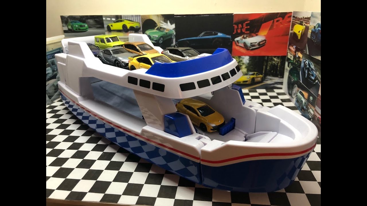 Tomica Car Ferry Review 1/64 Scale - YouTube
