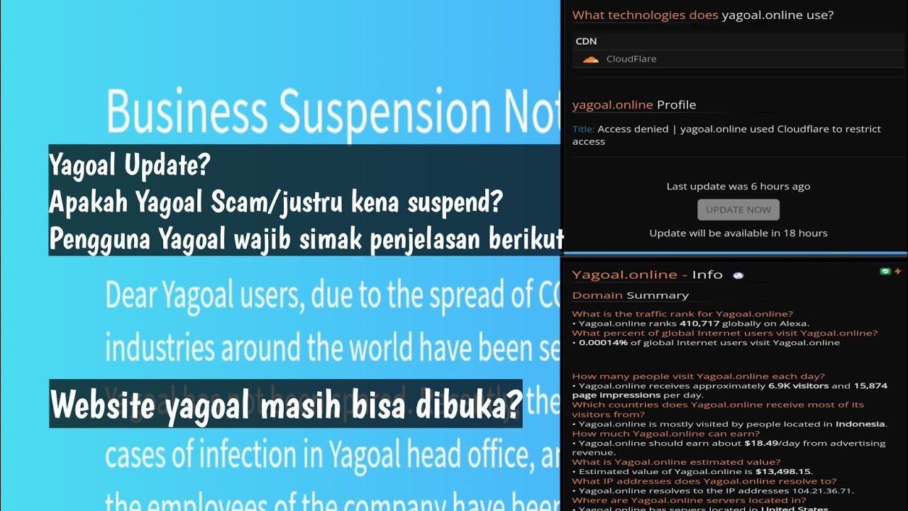 info terbaru seputar yagoal part 7 - YouTube