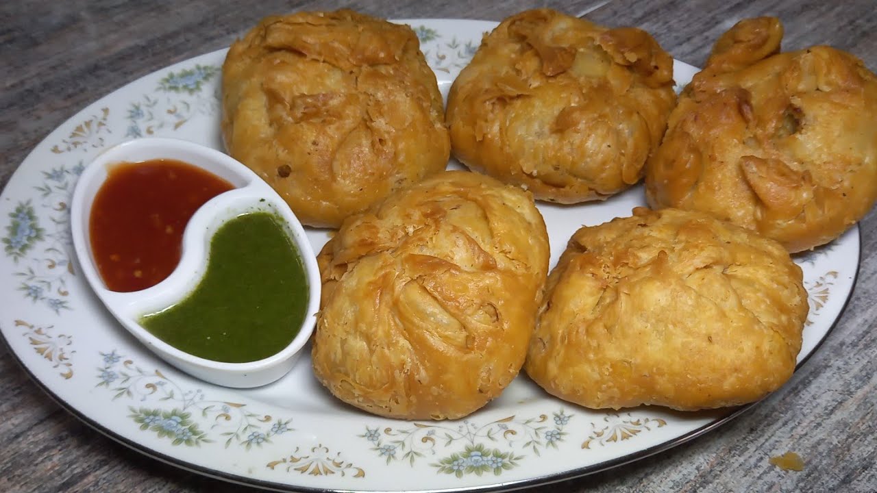 chicken kachori || chicken chatkhara || how to make kachori dough ...