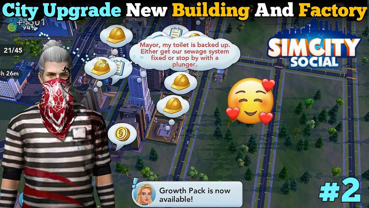 CITY UPGRADE NEW BUILDING AND FACTORYS | SIMCITY #2 - YouTube