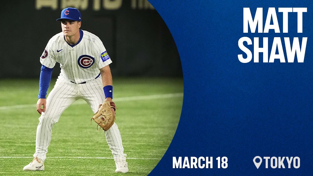 Matt Shaw reflecting on his MLB debut with Cubs in MLB Tokyo Series l ...