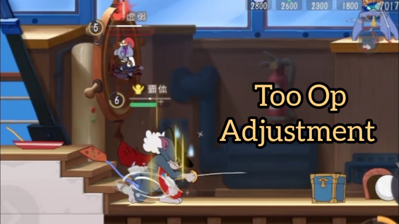 Tom and Jerry Chase CN - Musketeer Tom Adjustment is too Strong - YouTube