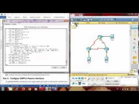 8.3.3.6 Lab - Configuring Basic Single-Area OSPFv3 - YouTube