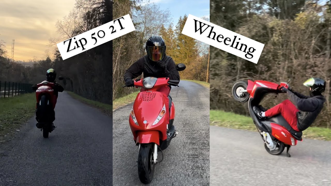 Présentation Zip 50 2T + Wheeling - YouTube