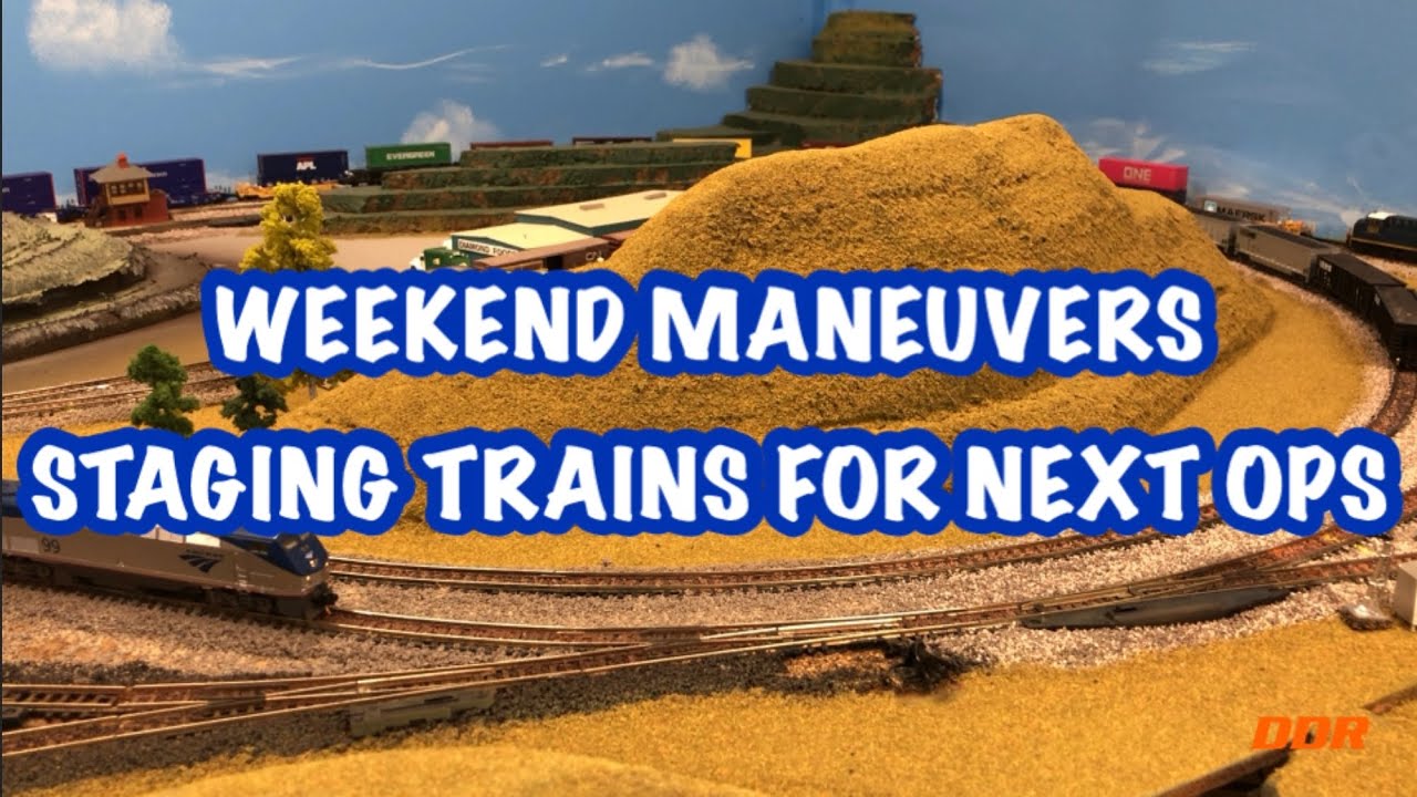 #788- WEEKEND MANEUVERS-STAGING TRAINS FOR NEXT OPS - YouTube