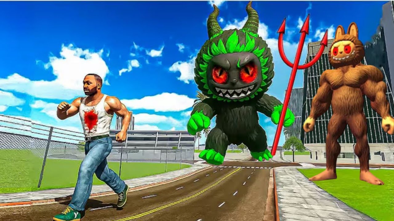 Devil Labubu Doll Attack On Franklin In Indian Bike Driving 3D - YouTube