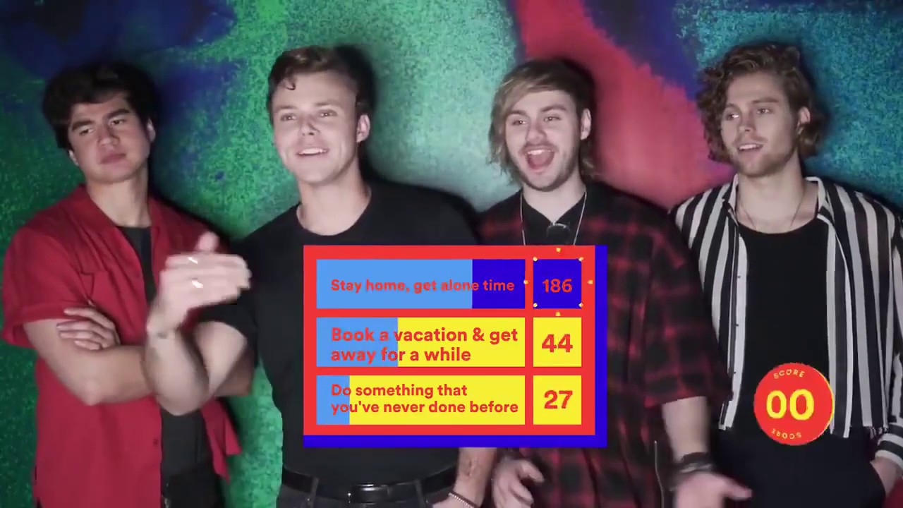 5SOS play fan match for Spotify Singapore - YouTube