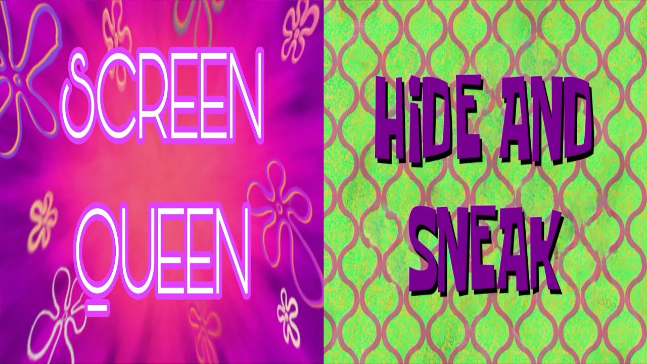The Loud House: Screen Queen/Hide and Sneak Title Cards as SpongeBob ...
