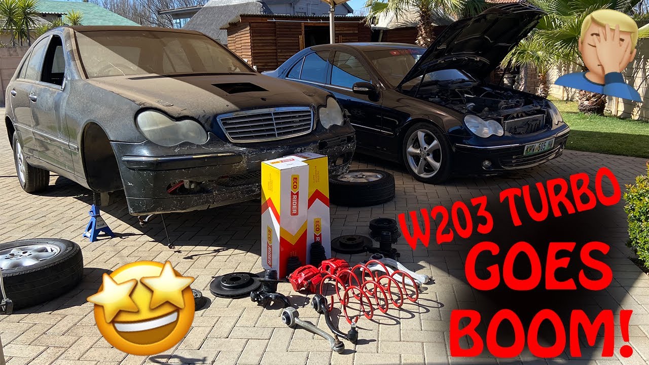 Mercedes W203 💥BLOWS UP💥(AGAIN) | Mazda-Rati Benz Suspension & Brakes ...