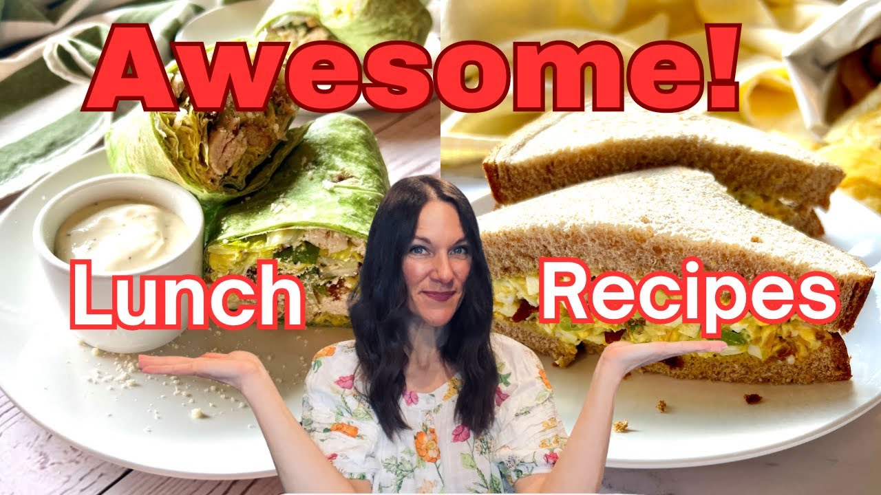 4 INSPIRING lunch IDEAS | PLUS a SPECIAL guest🥰 - YouTube