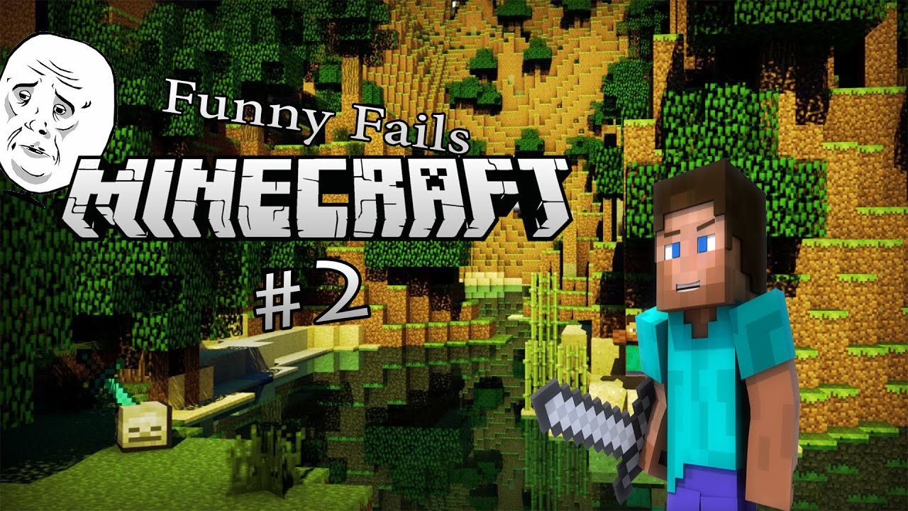 Minecraft Funny Fail 2 New Intro Youtube