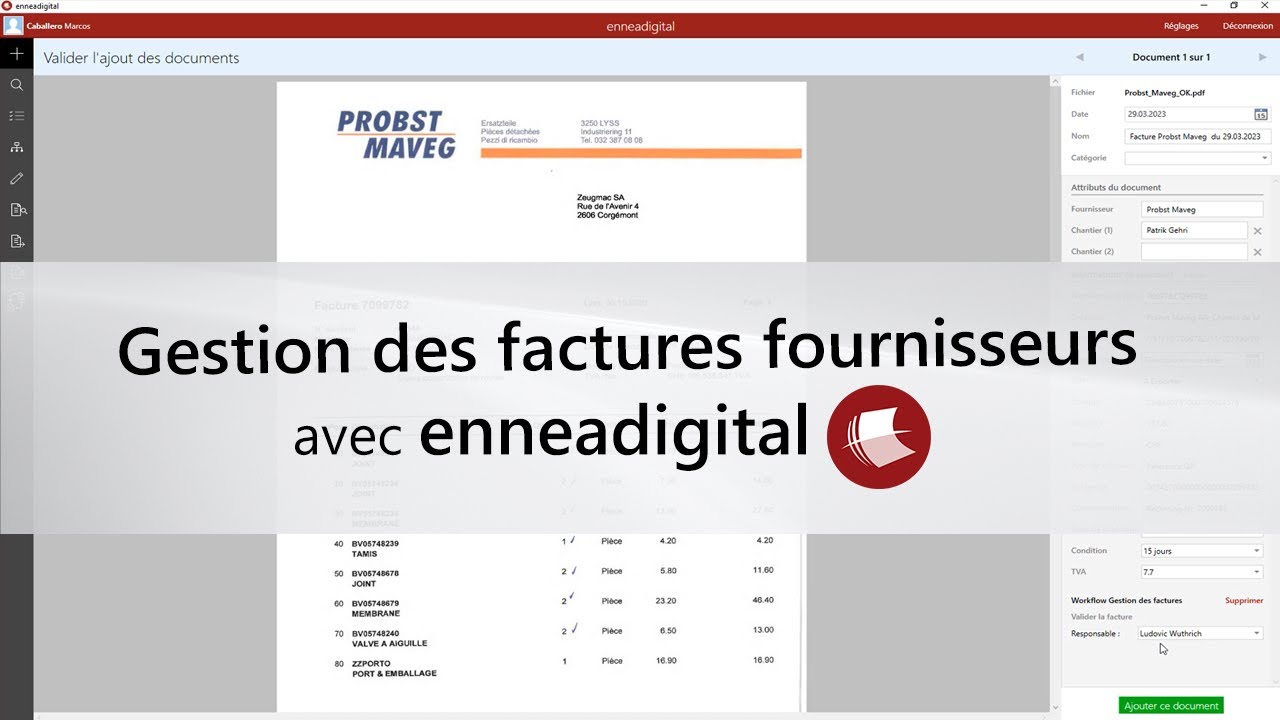 enneadigital - Comment numériser les factures fournisseurs d’une entreprise ? - YouTube