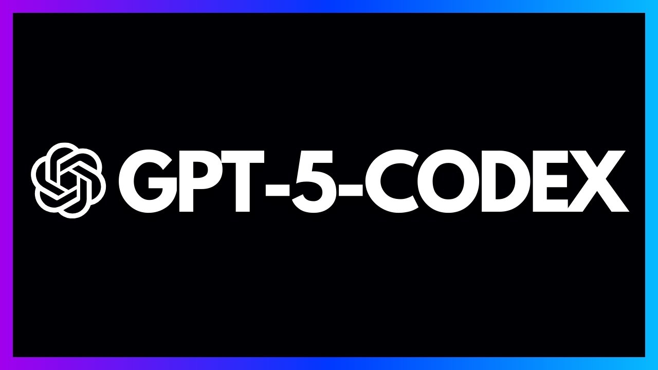 Introducing GPT-5 Codex: Optimized Agentic Coding for Developers - YouTube