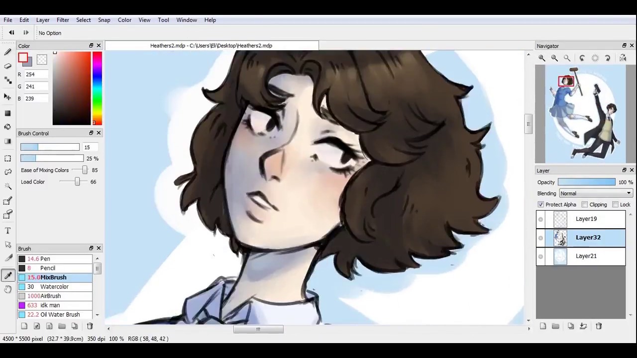 Heathers - FireAlpaca Speedpaint ☆ - YouTube