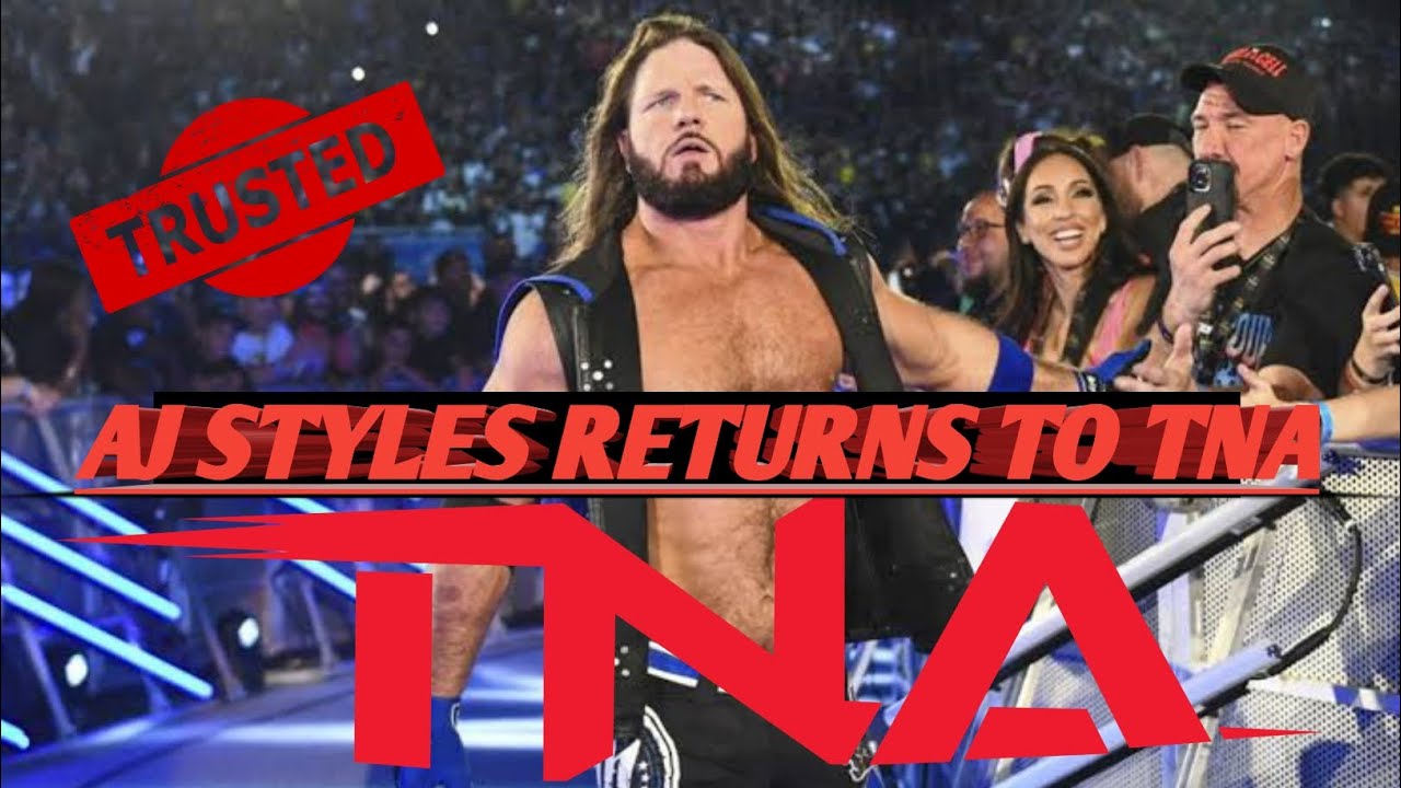 AJ STYLES RETURNS TO TNA WRESTLING. - YouTube