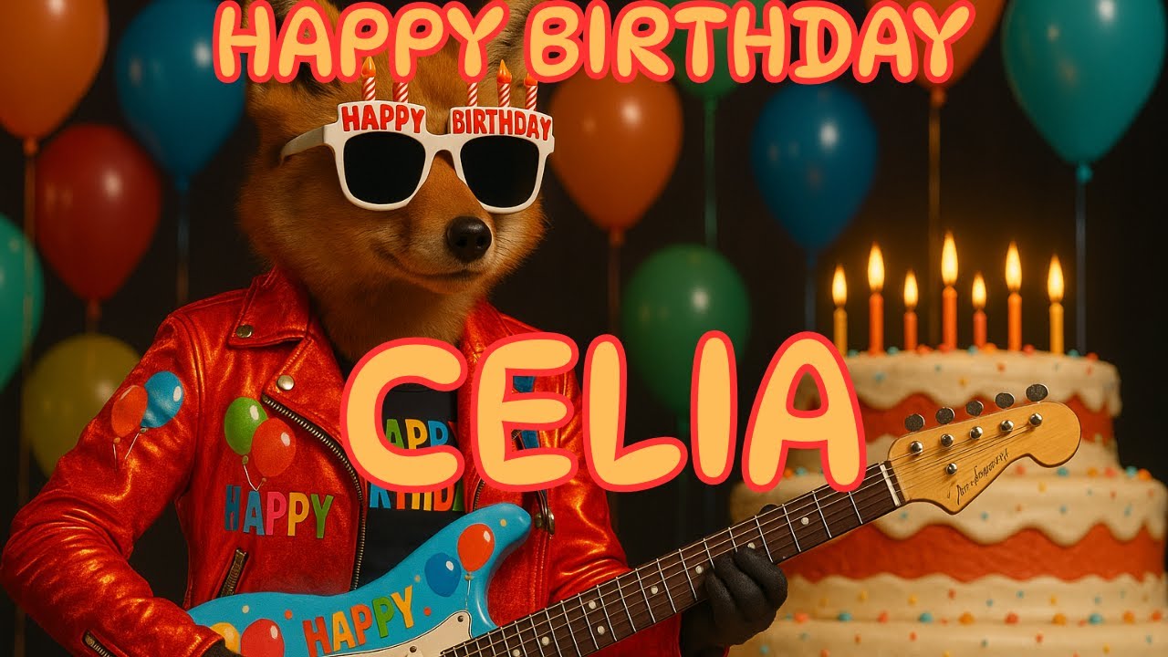 Happy Birthday Celia - YouTube