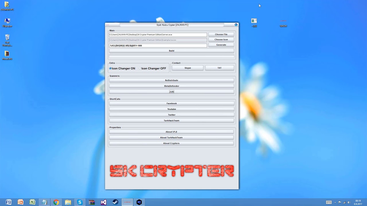SK Crypter Premium Edition | 40$ - RunTime | Icon Changer | %100FUD | - YouTube