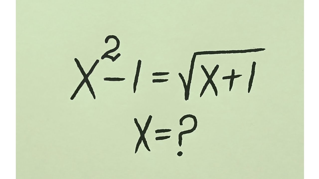 A Very Nice Olympiad Math Problem l find all possible solutions of x ...