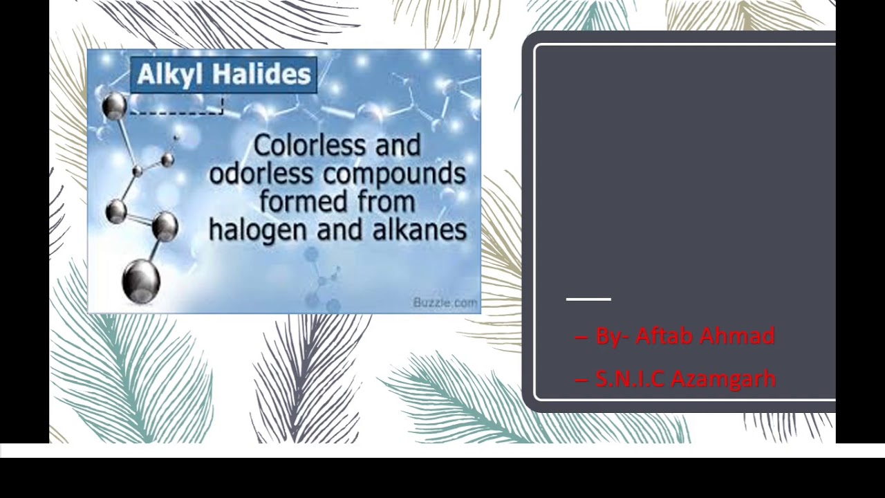 Types of Alkyl Halides - YouTube