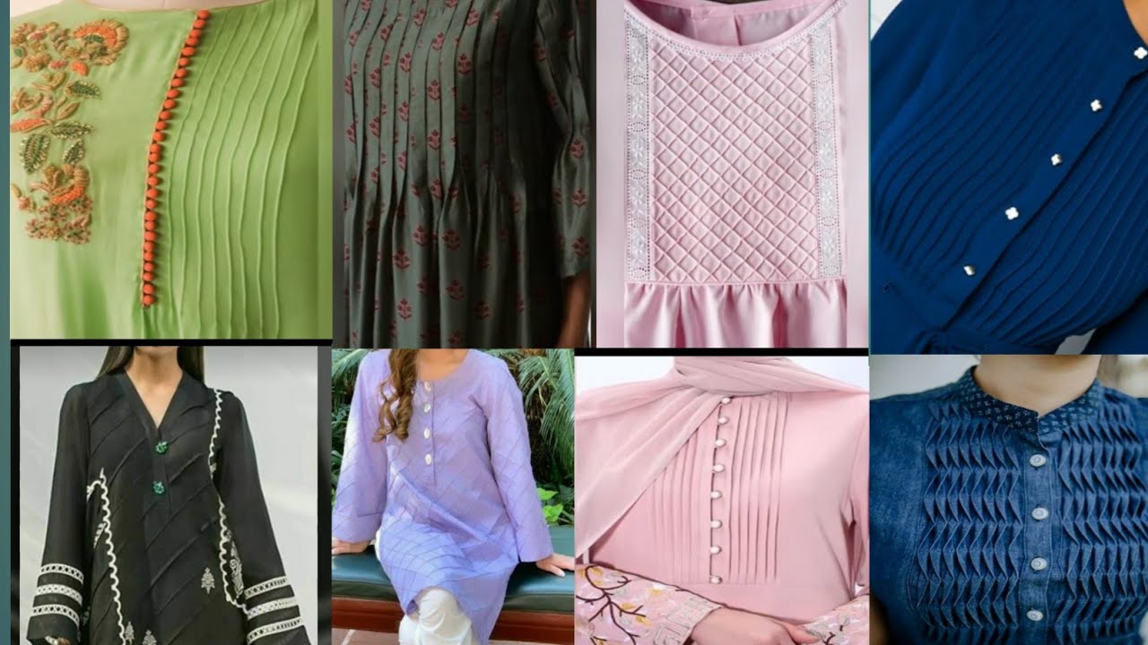 Dress Designing With Pintex | Pintex | Dress Designing With Plates ...