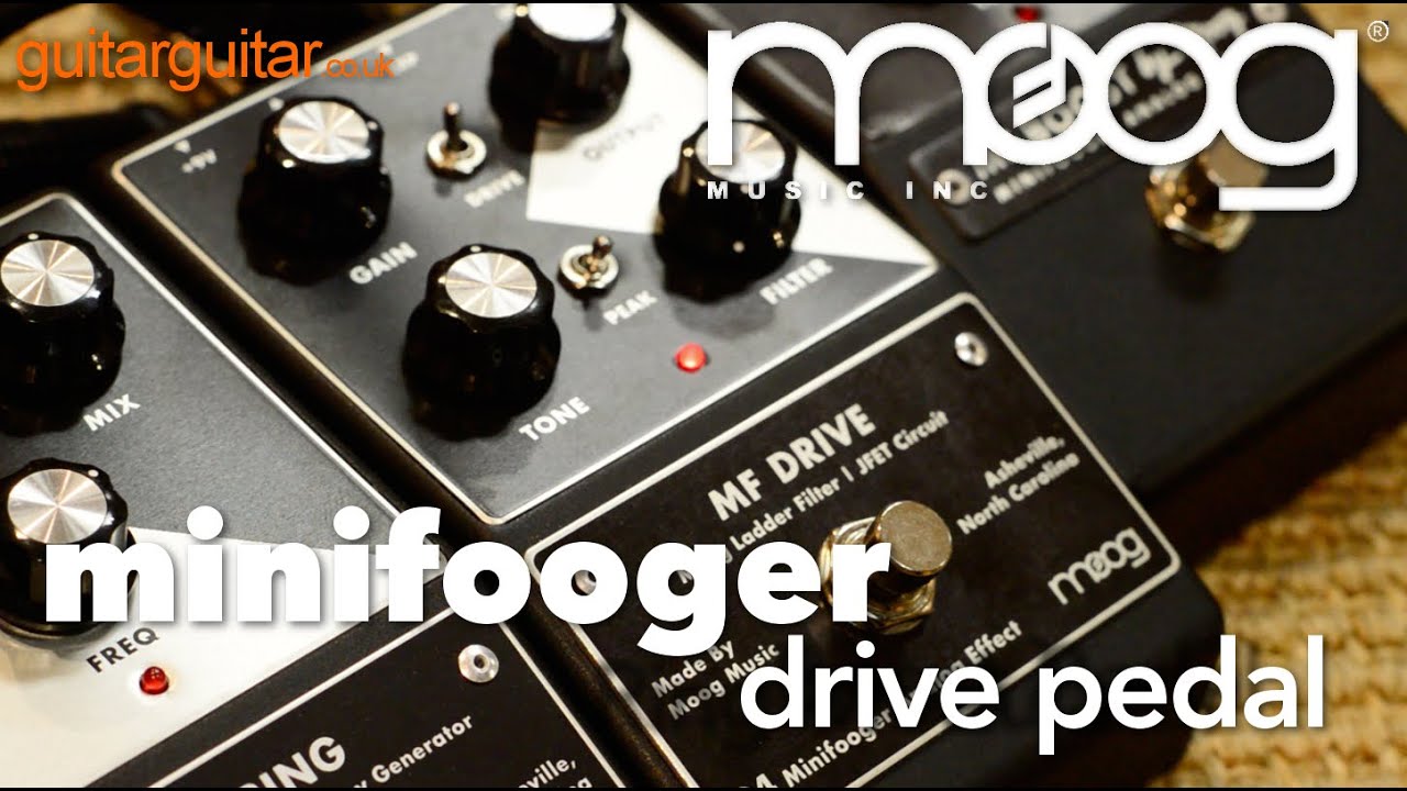 Moog Minifooger Drive - YouTube