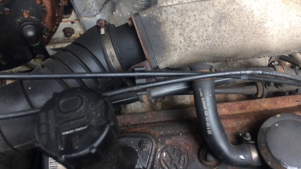 Volkswagen Transporter Eurovan T4 1.9D 1X non turbo diesel engine start ...