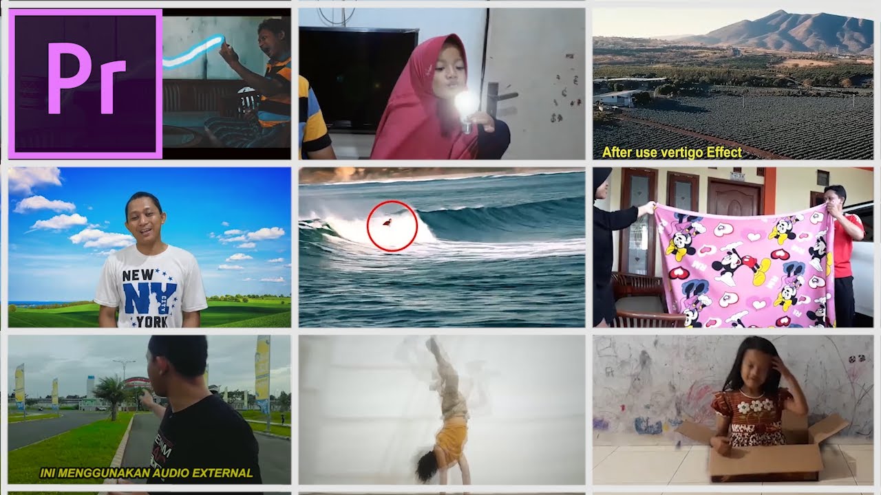 Cara membuat VIDEO GRID | Premiere Pro Tutorials - YouTube