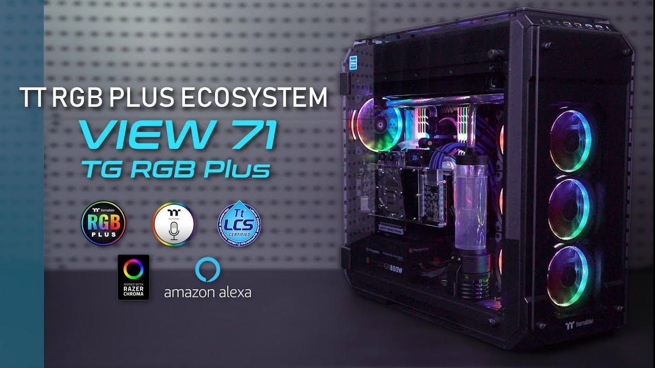 Thermaltake view 71 TG RGB - YouTube