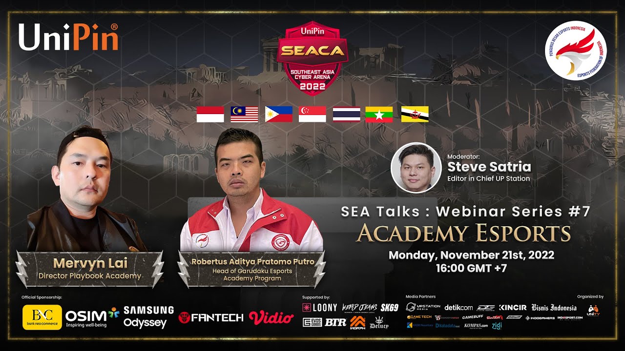 SEA Talks : Webinar Series #7 (Academy Esports) - YouTube
