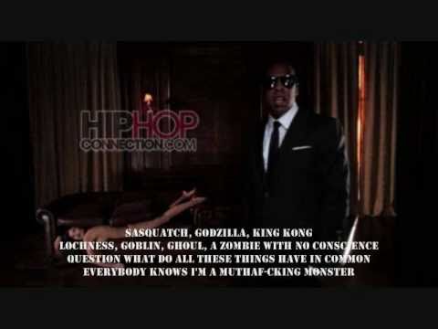 Kanye West- Monster ft. Nicki Minaji, Jay-z, Rick Ross, & Bon Iver ...