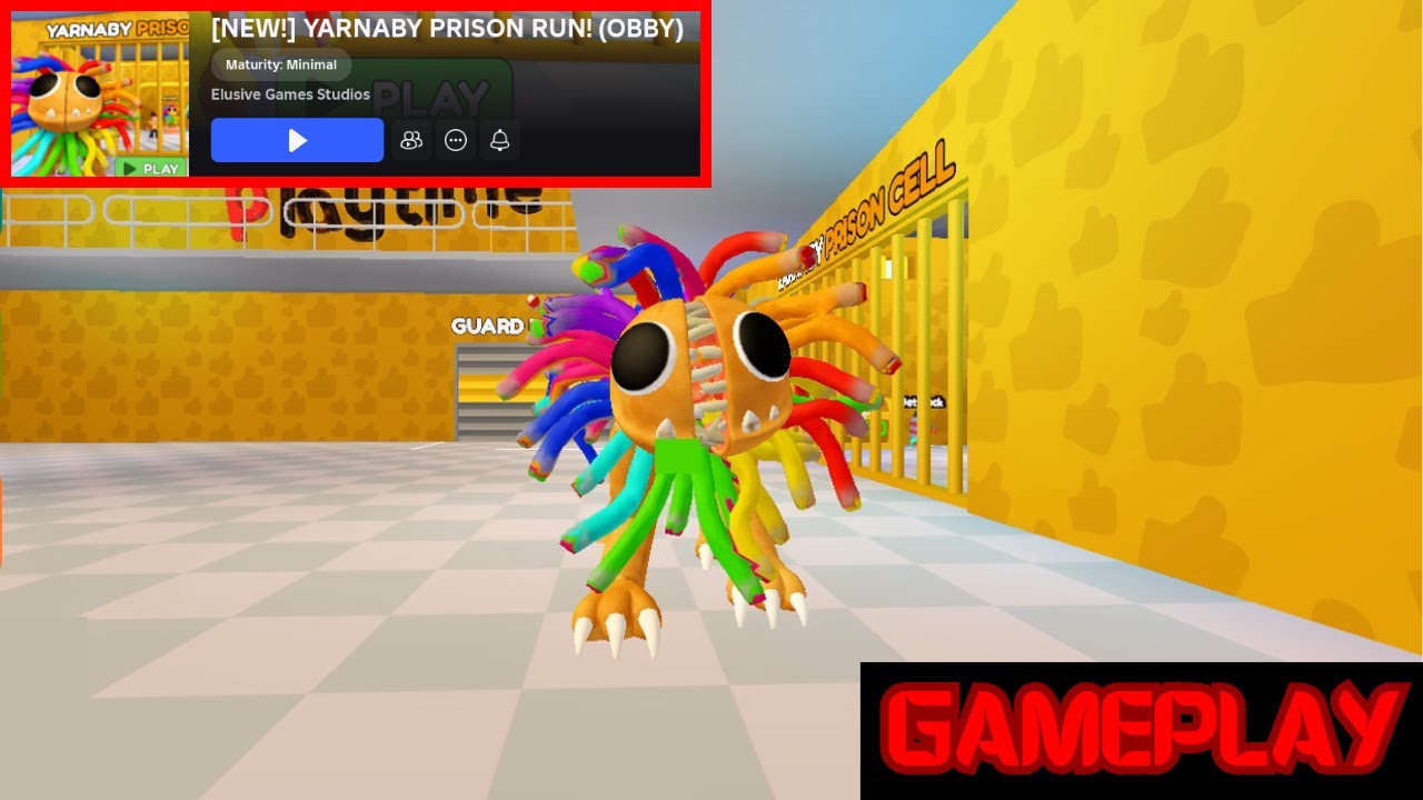 [NEW!] YARNABY PRISON RUN (OBBY) GAMEPLAY WALKTHROUGH 5 #roblox #video ...