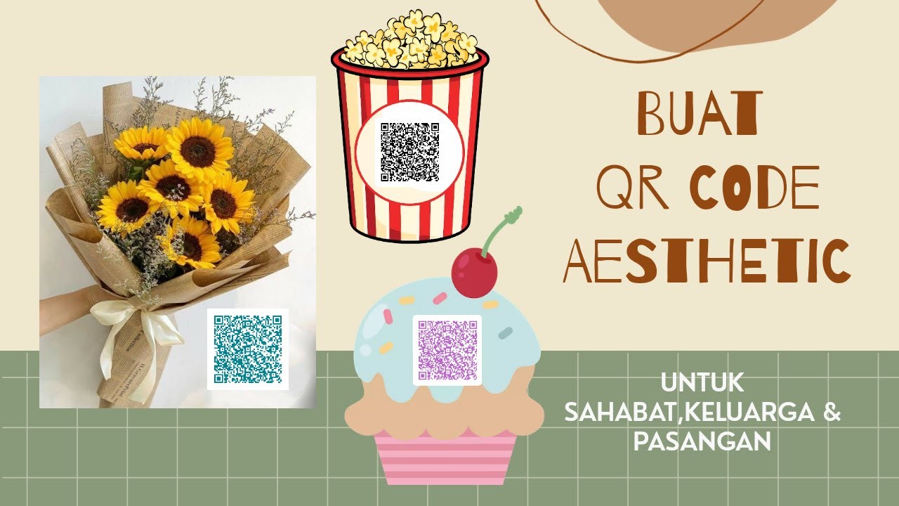 Cara Membuat QR CODE Aesthetic | Kartu Ucapan Unik 2021 - YouTube