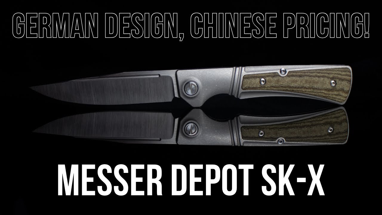 Sleek, Modern, And Mostly German - Messer Depot SK-X - YouTube