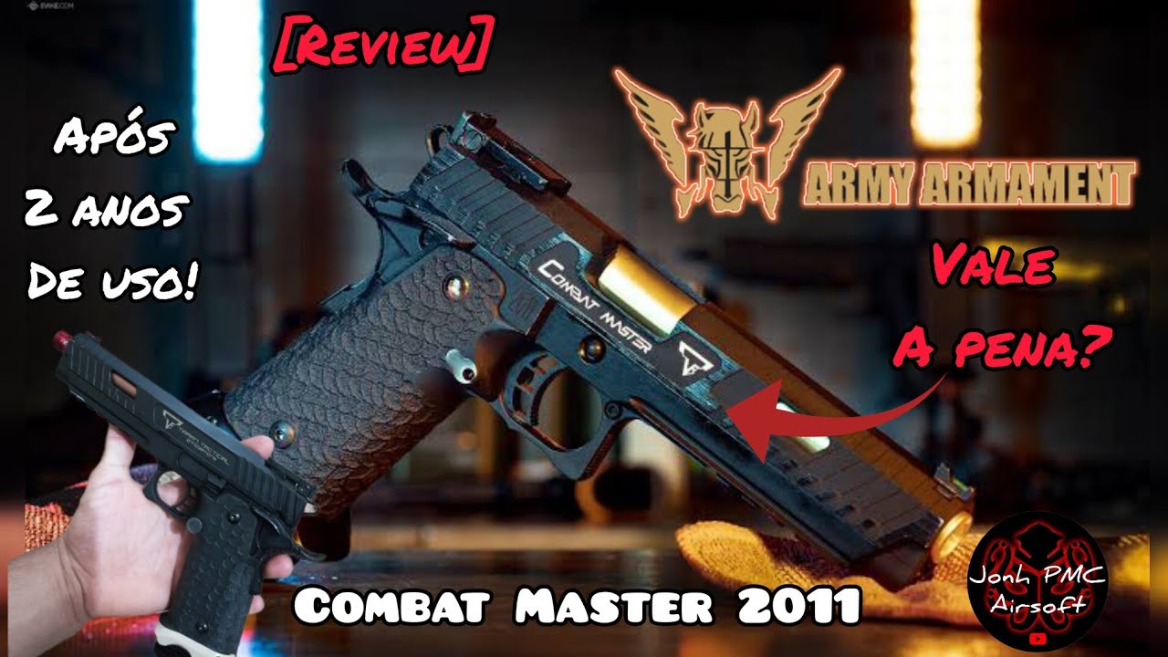 Combat Master a pistola mais cobiçada do Airsoft R601AA (Review) - YouTube