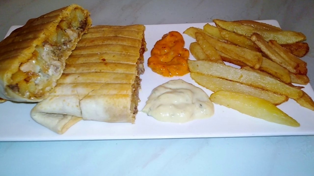 Recette de tacos mixte + sauce biggy -طريقة تحضير طاكوس رائع مثل ...