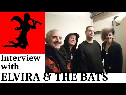 ELVIRA & THE BATS Interview at AZ Mülheim, January 25, 2025, by Nightshade TV