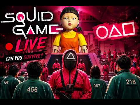 🔴NEW SQUID GAME LIVE | Red Light Green Light Challenge 😱 | Survival Gameplay