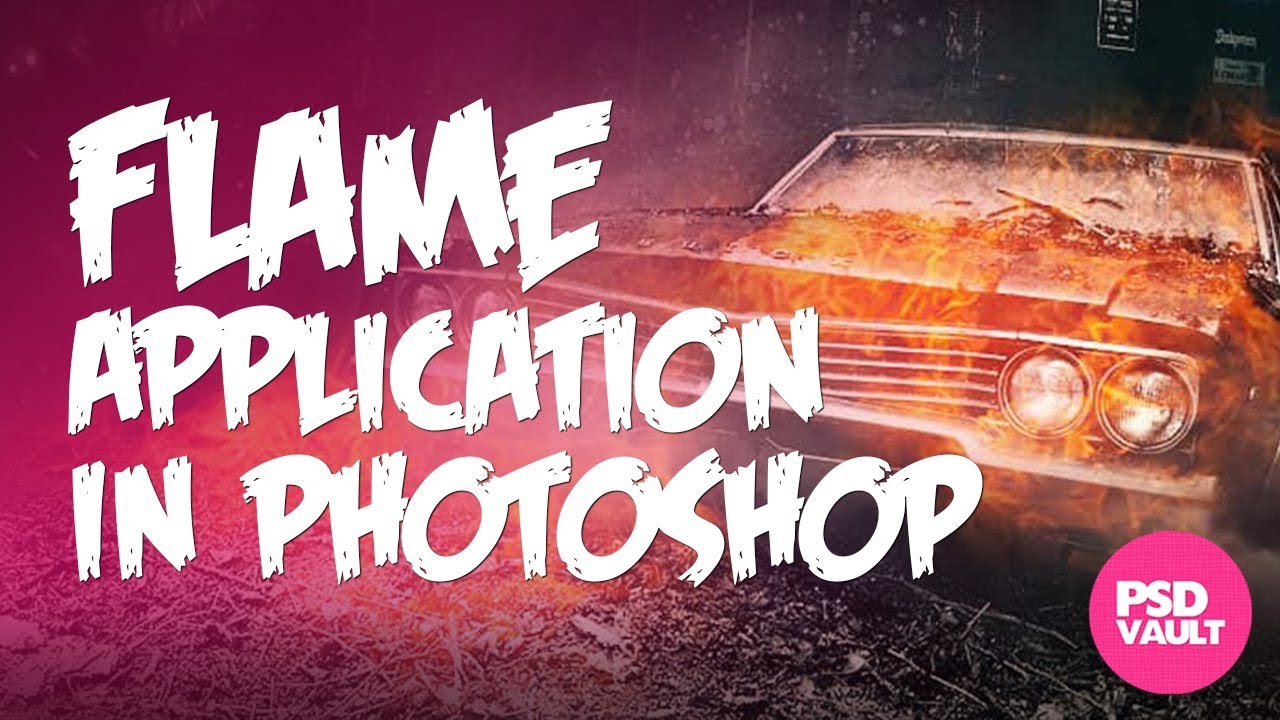 Photoshop Tutorial - Flame Application in Photoshop - YouTube